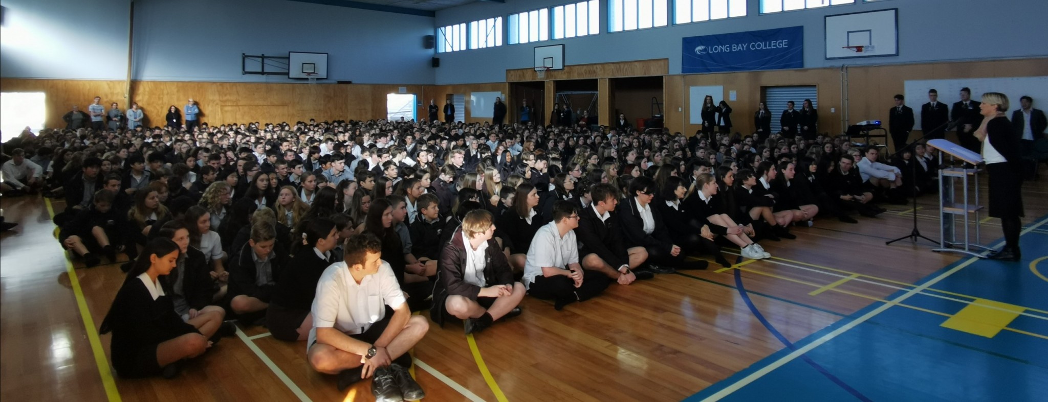 Connecting as a full school - Long Bay College